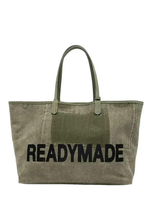 Readymade Military Canvas Tote Bag - Green