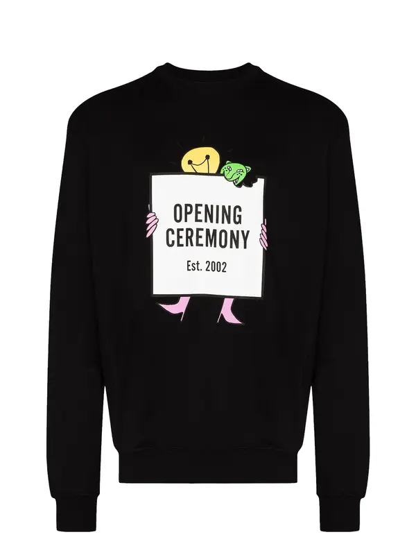 Opening Ceremony Lightbulb Crew Neck Sweatshirt - Black