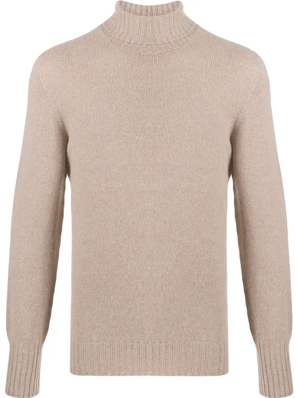 DRUMOHR Turtleneck Jumper - Brown