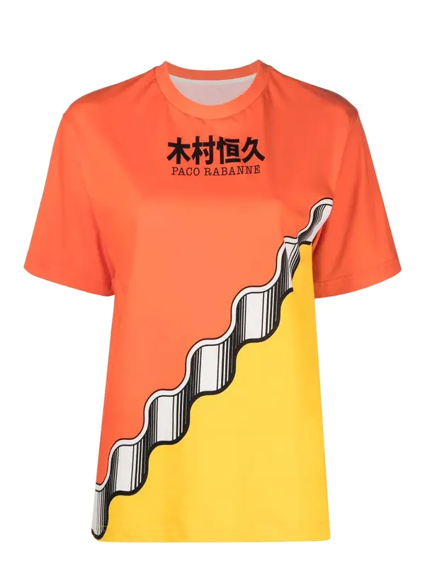 Rabanne X Kimura Organic Cotton T-shirt - Orange