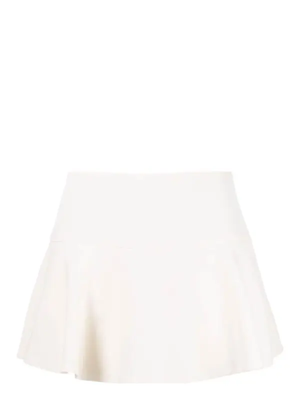 Valentino Garavani Flared Mini Skort - Neutrals