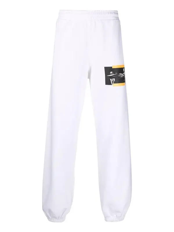 Off-White Caravaggio Painting Slim Track Pants - White