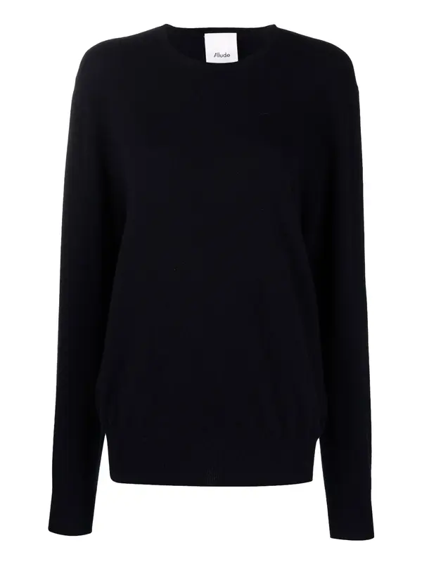 ALLUDE Fine-knit Cashmere Jumper - Blue