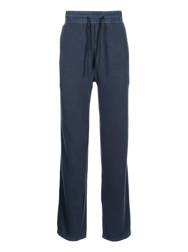 JAMES PERSE Drawstring Fleece Sweatpants - Blue