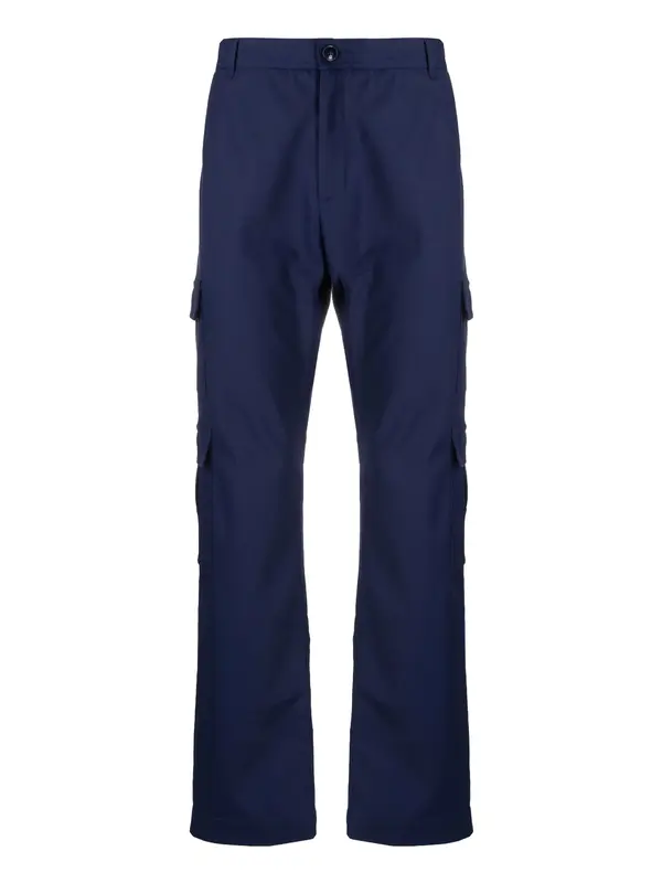 Martine Rose Straight-leg Cargo Trousers - Blue