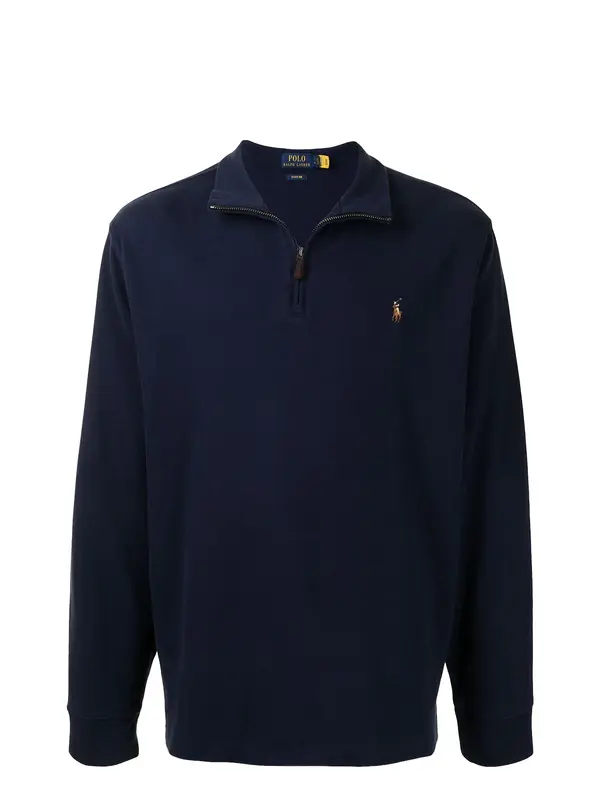 Polo Ralph Lauren High-neck Polo Sweatshirt - Blue