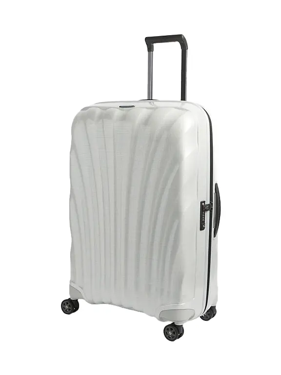 SAMSONITE C-lite Spinner Hard Case Cabin Suitcase 75cm - Off White