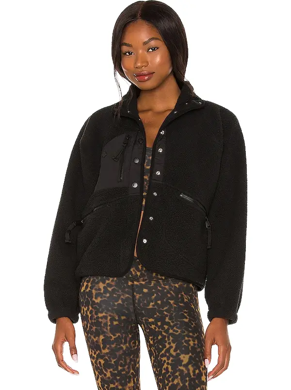 Free People Hit The Slopes Jacket - Black