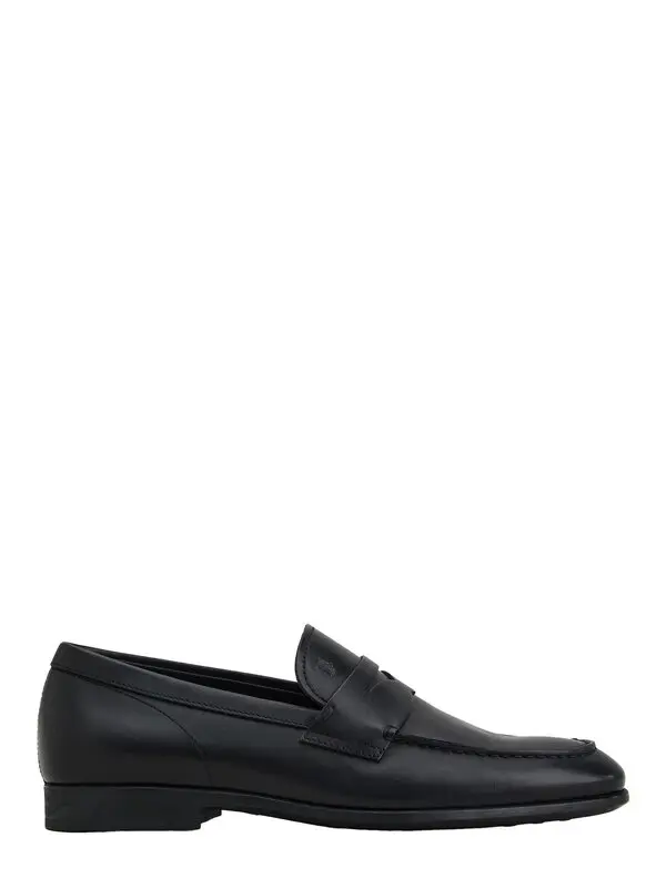 TOD'S Leather Loafers - Black