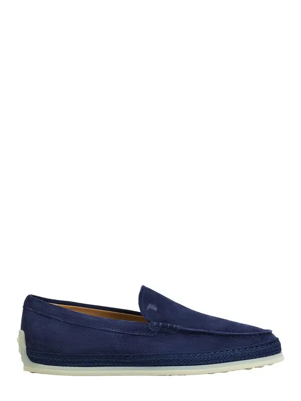 TOD'S Suede Slip-ons - Blue