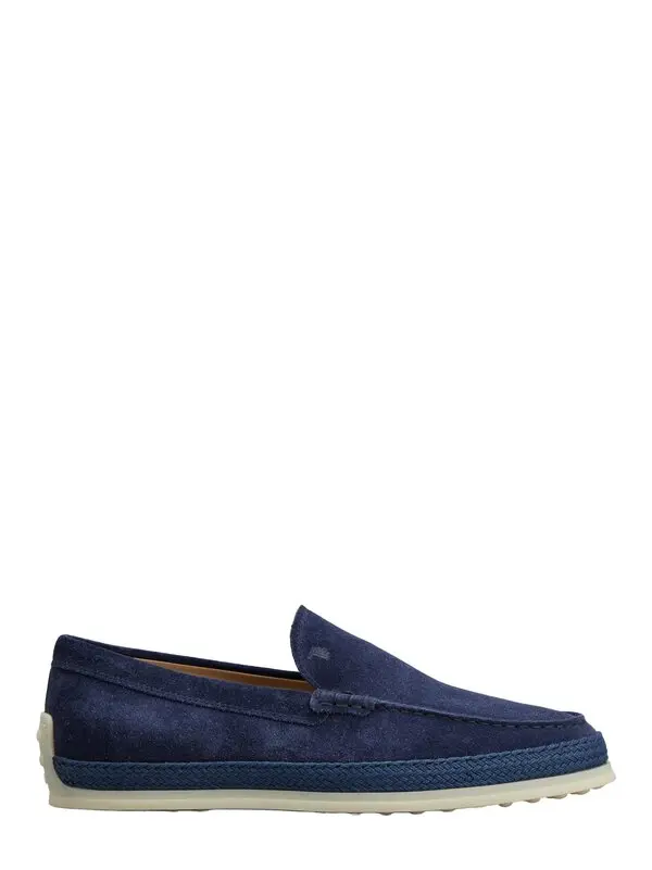 TOD'S Suede Slip-ons - Blue
