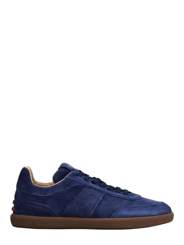 TOD'S Tabs Sneakers In Suede - Blue