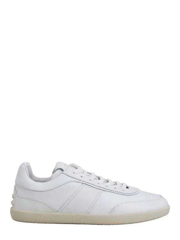 TOD'S Tabs Leather Sneakers - White