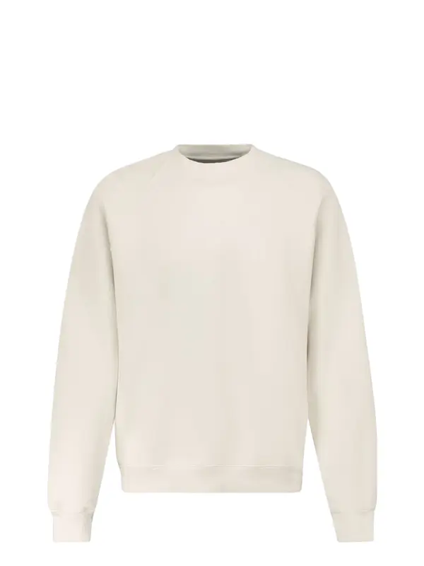 LES TIEN Classic Cotton Raglan Sweatshirt - Neutrals