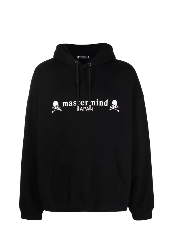 MASTERMIND WORLD Skull-print Cotton Hoodie - Black