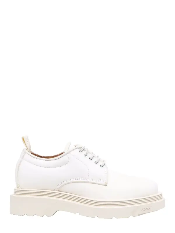 BOTTERO 40mm Leather Lace-up Shoes - White
