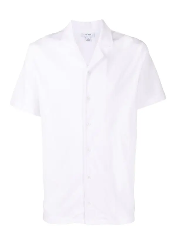 Sunspel Spread-collar Shirt - White