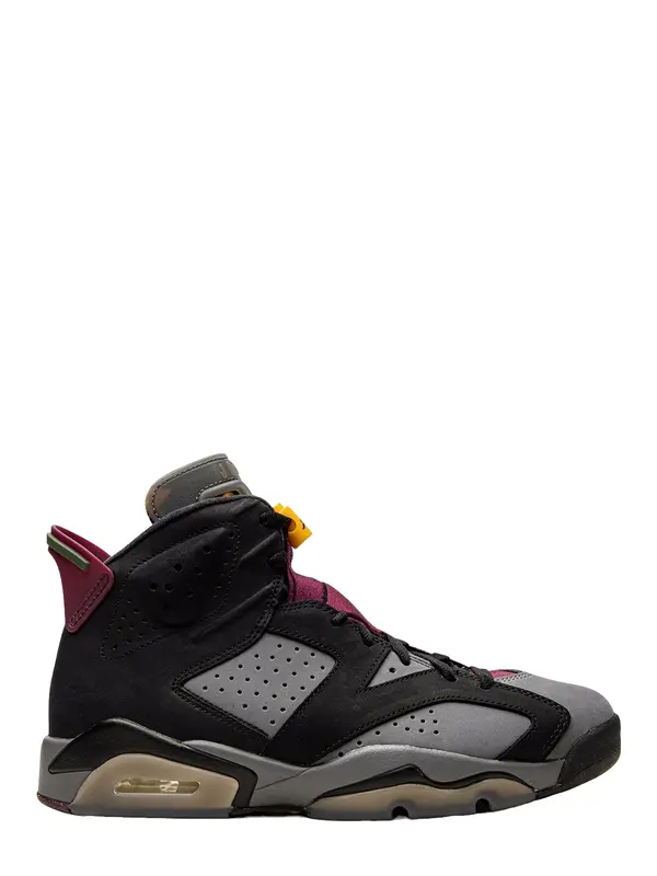 JORDAN Air 6 Retro Bordeaux Sneakers - Black