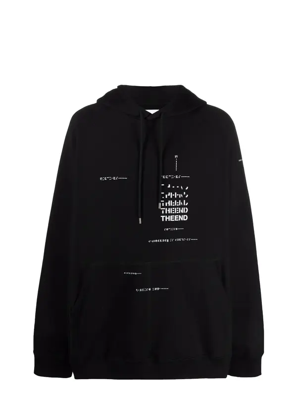 TAKAHIROMIYASHITA THESOLOIST. Graphic-print Hoodie - Black