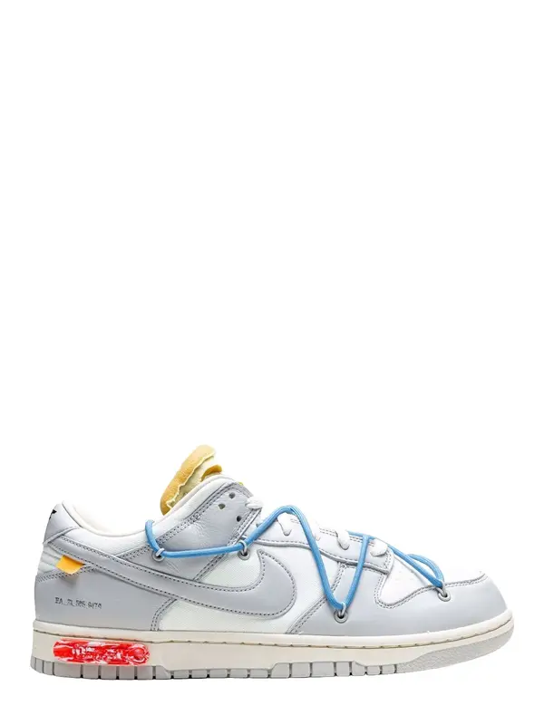 Nike X Off White Dunk Low Lot 05 Sneakers - White