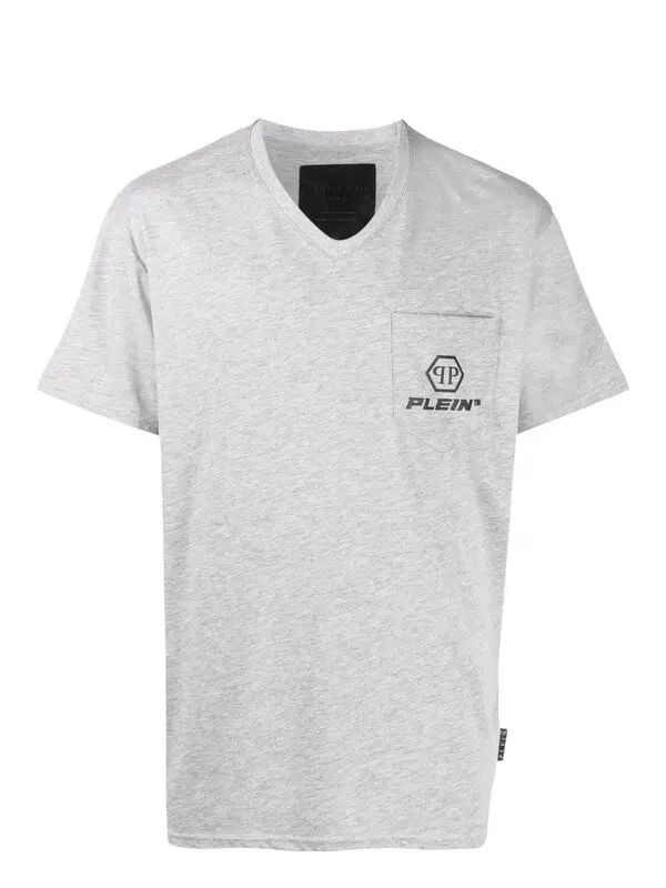 Philipp Plein Logo-print Short-sleeved T-shirt - Grey