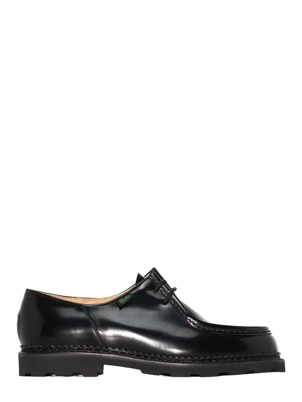 Paraboot Michael Leather Lace-up Shoes - Black