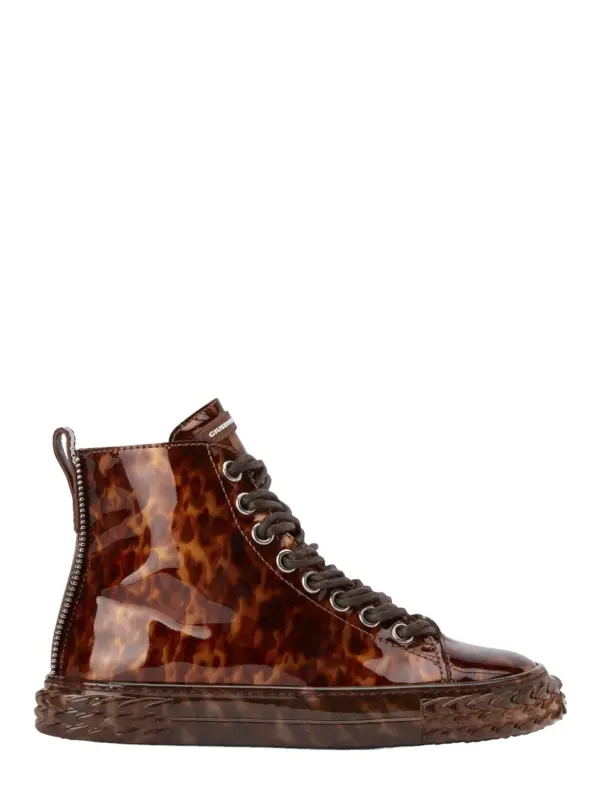 GIUSEPPE ZANOTTI Blabber High-top Sneakers - Brown