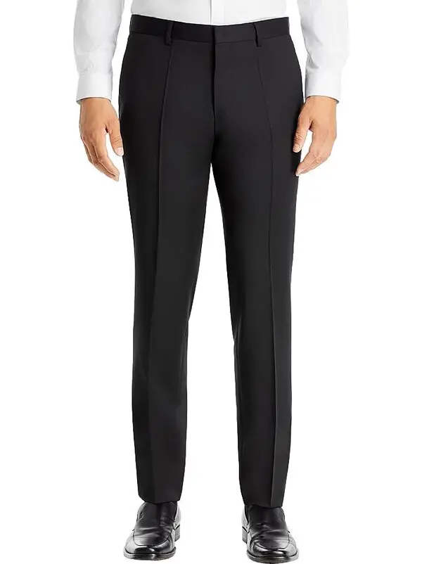 BOSS Genius Slim-fit Trousers - Black