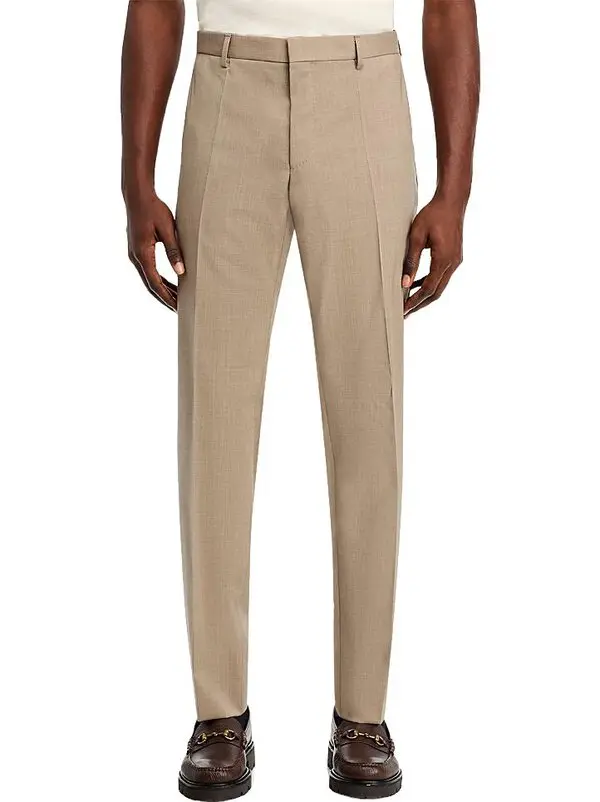 BOSS Genius Slim-fit Trousers - Medium Beige