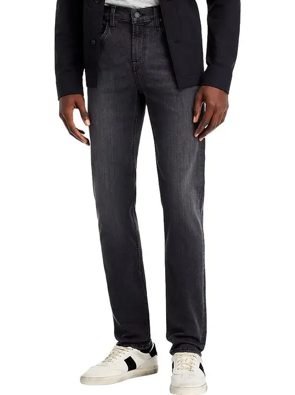 7 For All Mankind Luxe Performance Plus Slimmy Tapered Jeans - Washed Black