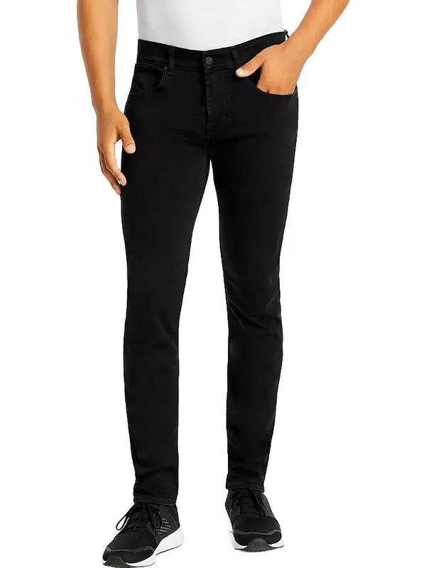 7 For All Mankind Luxe Performance Plus Slimmy Tapered Slim Fit Jeans - Black