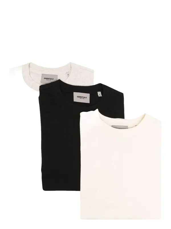 Fear Of God Three-pack T-shirts - Neutrals