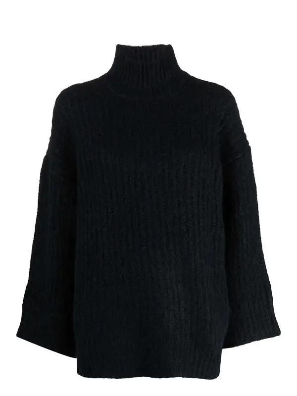 A.p.c. Roll-neck Knit Jumper - Black