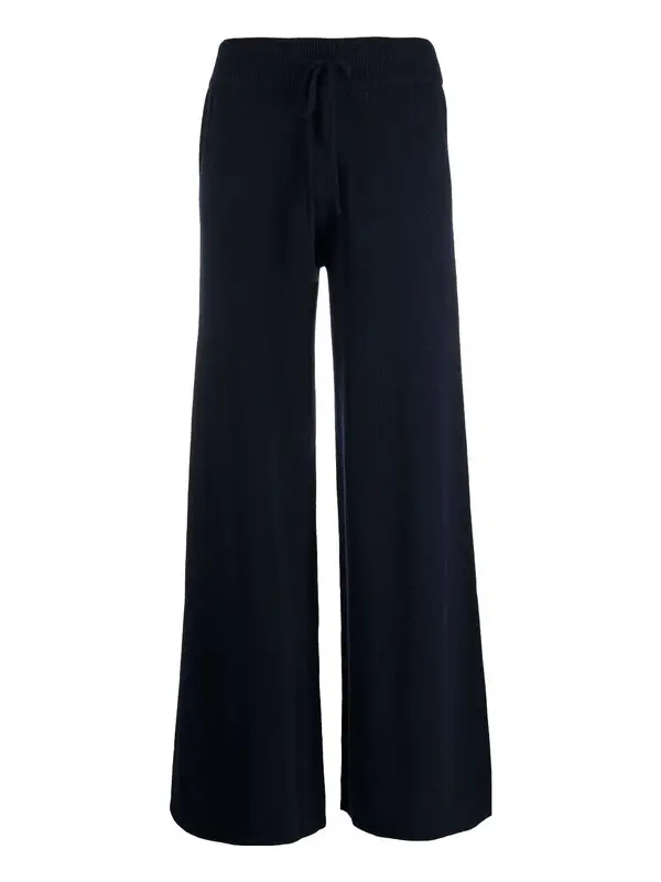 LISA YANG Sofi High-waisted Wide-leg Trousers - Blue
