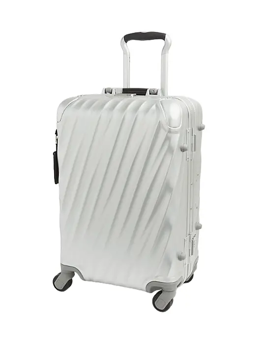 Tumi 19 Degree Aluminium International Expandable Carry-on Suitcase - Silver