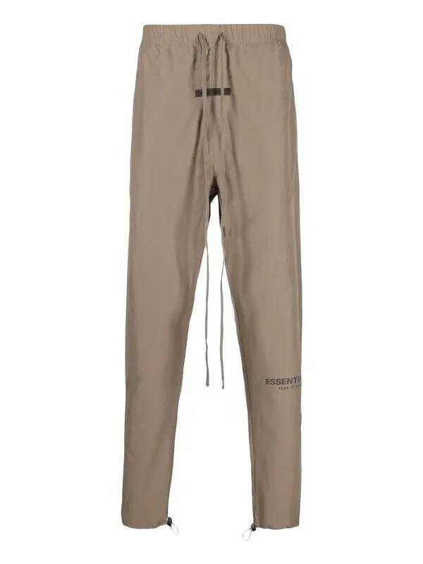 Fear Of God Logo Print Track Pants - Green