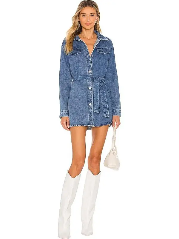 Superdown Kelsie Mini Dress - Denim