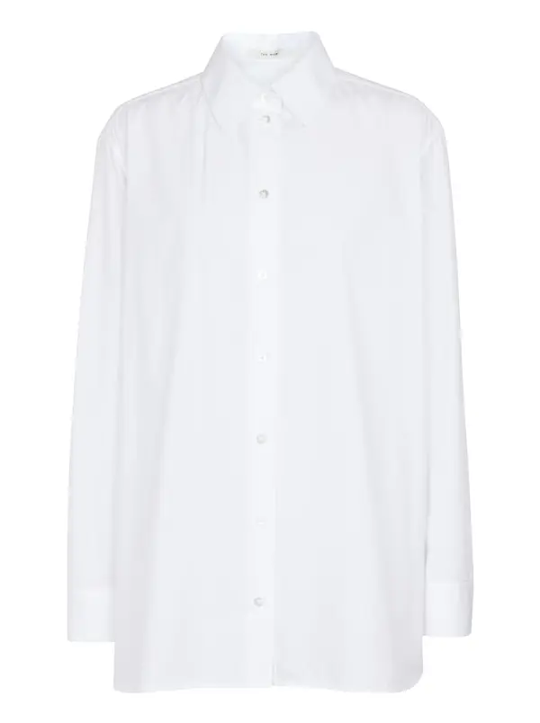 THE ROW Sisilia Cotton Shirt - White