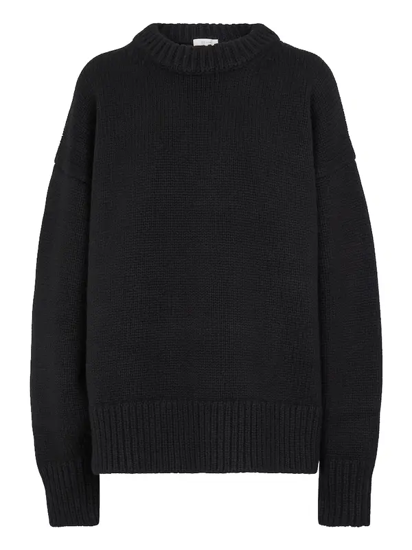 THE ROW Ophelia Wool And Cashmere Sweater - Black