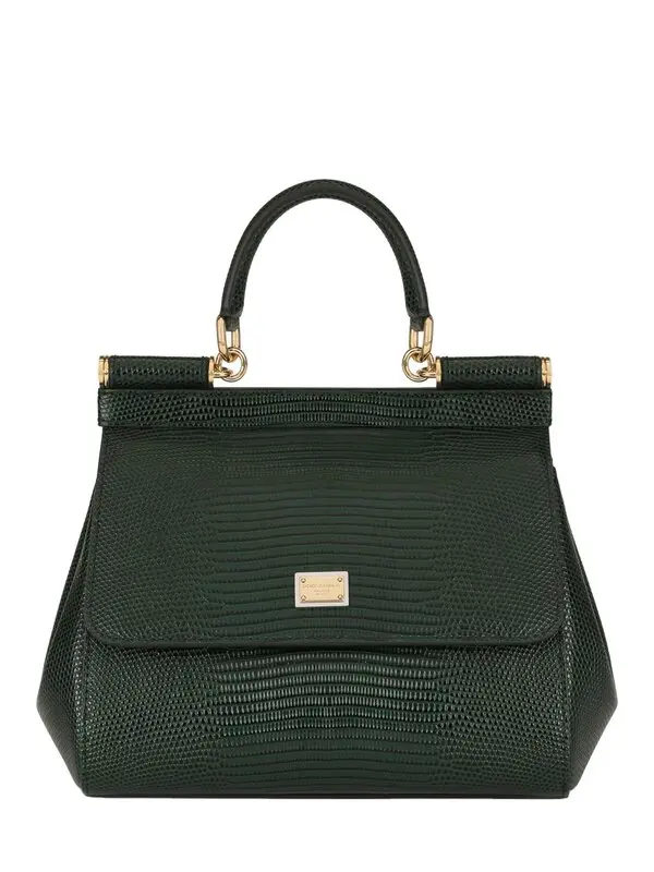 Dolce & Gabbana Medium Sicily Handbag - Green