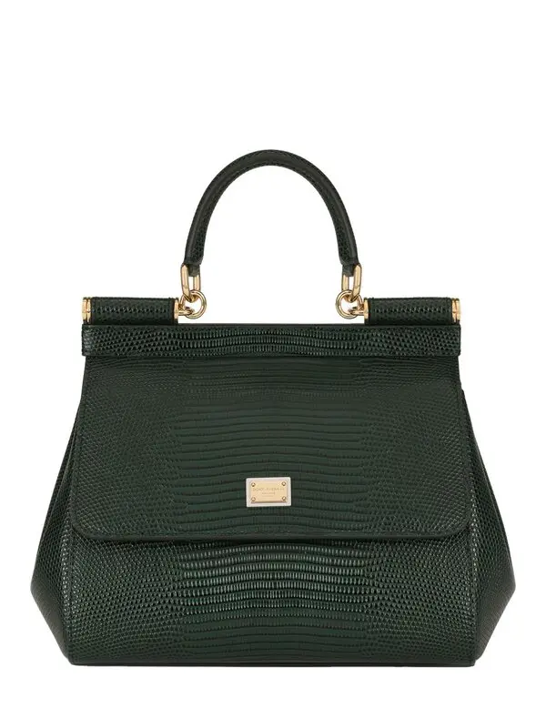 Dolce & Gabbana Medium Sicily Handbag - Green