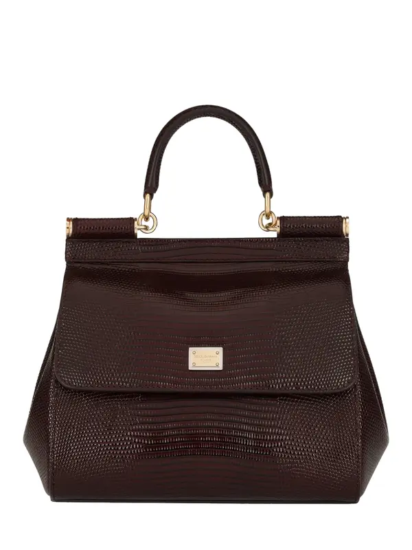 Dolce & Gabbana Medium Sicily Bag - Bordeaux