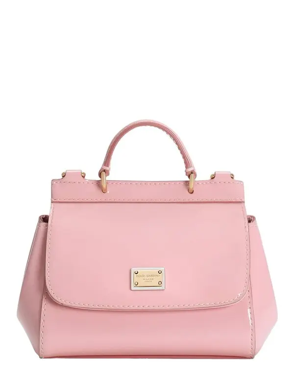Dolce & Gabbana Patent Leather Mini Sicily Bag - Pink