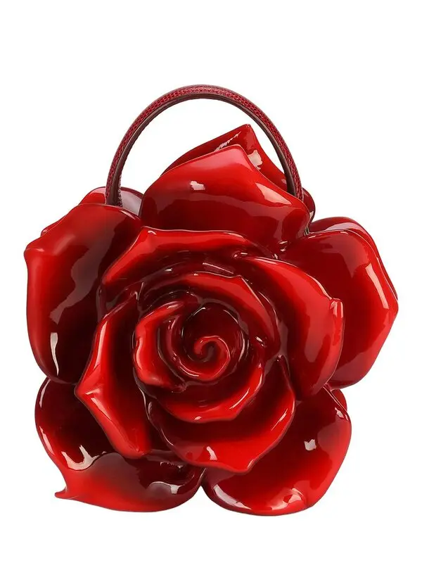 Dolce & Gabbana Dolce Box Bag In Painted Resin - Red