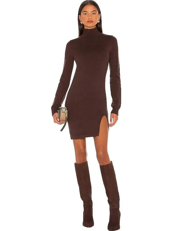 LOVERS AND FRIENDS Tamarin Sweater Dress - Brown