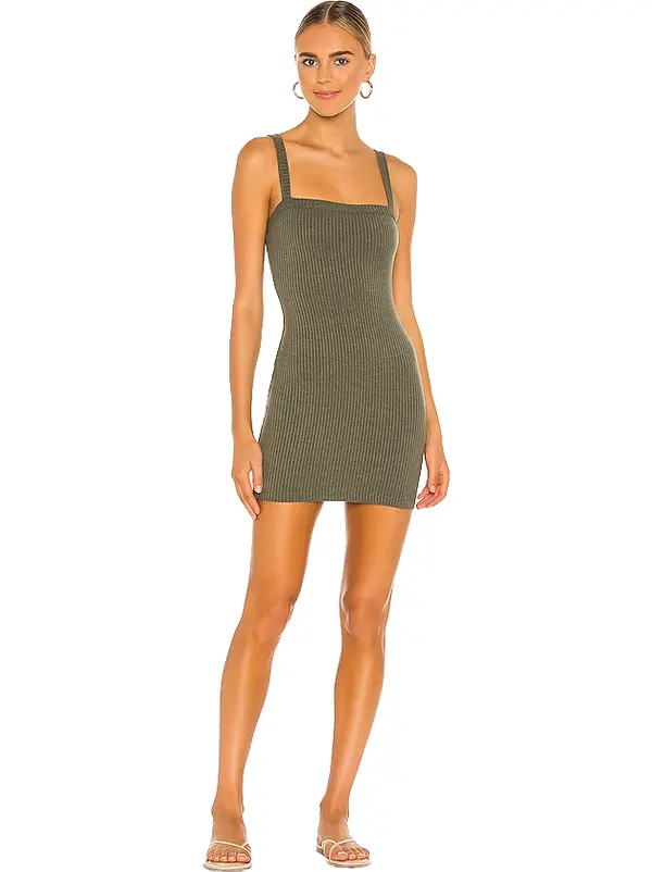 LOVERS AND FRIENDS Bradian Dress - Olive Green