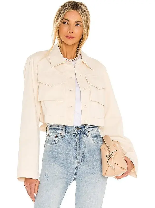 LOVERS AND FRIENDS Angeles Cropped Jacket - Ivory