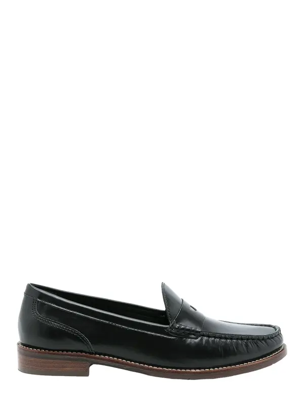 STUDIO CHOFAKIAN Brighton Leather Loafers - Black