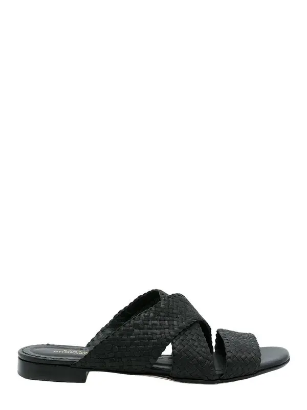 STUDIO CHOFAKIAN Tristan Open-toe Sandals - Black