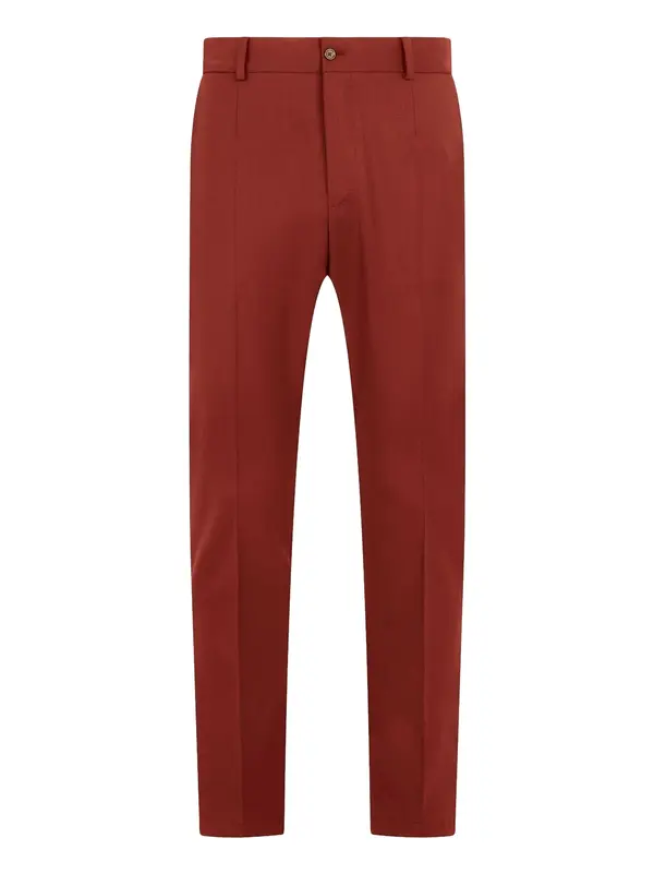 Dolce & Gabbana Slim-cut Trousers - Red